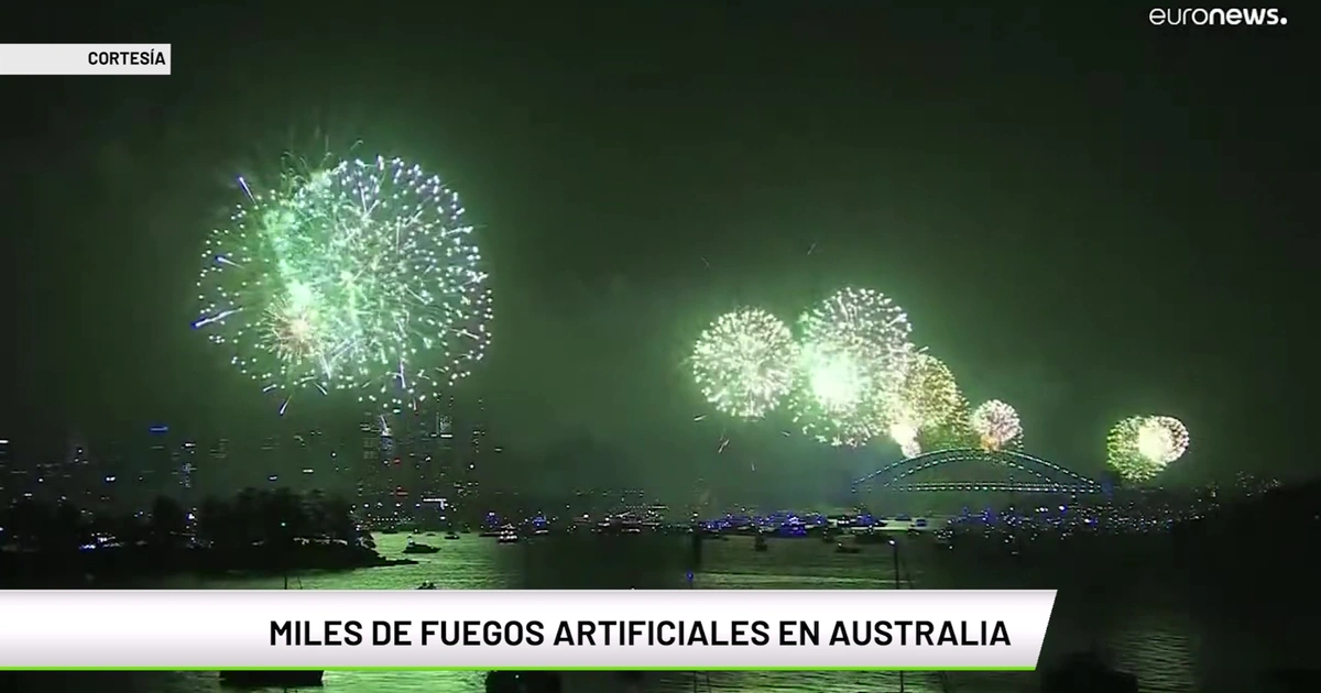 Así recibe el mundo el año nuevo