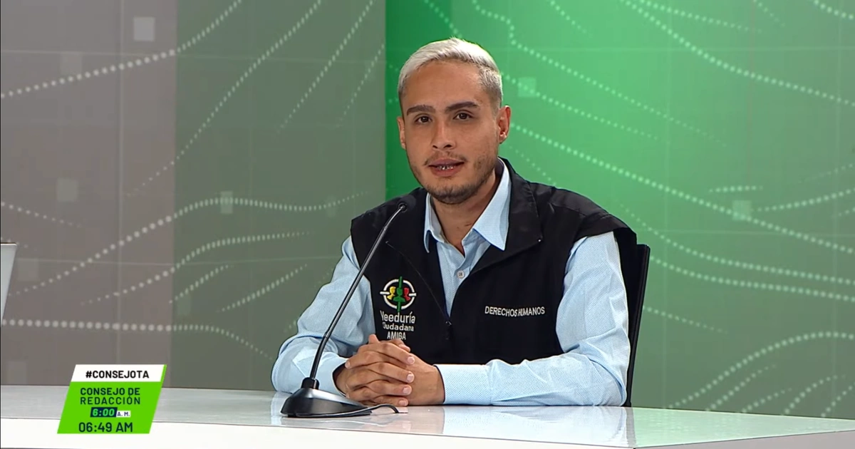 Julián Vélez, defensor DD. HH. San Antonio de Prado