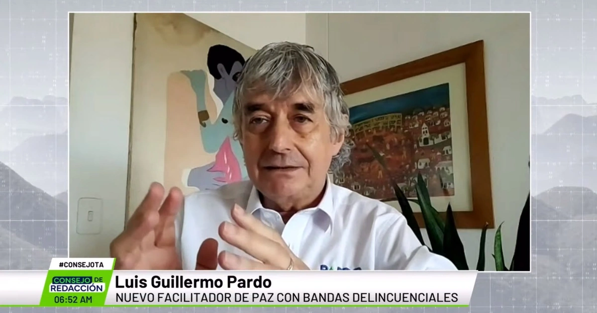 Entrevista a Luis Guillermo Pardo, nuevo facilitador de paz con bandas ...