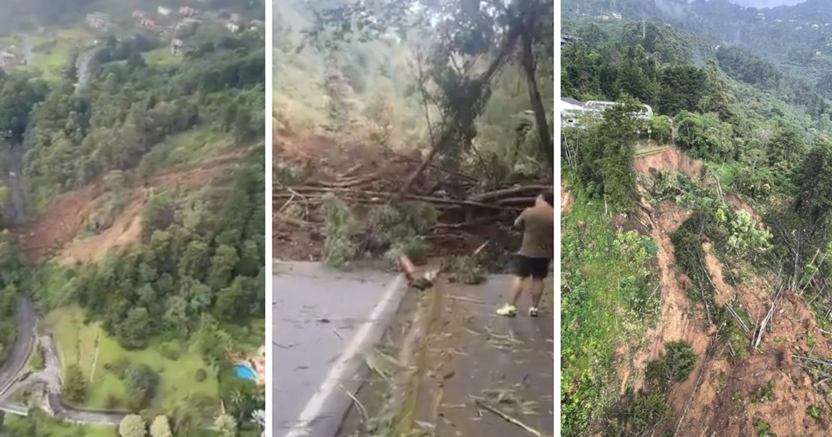 VIDEO | Derrumbe en Los Balsos tiene en alerta a autoridades de ...