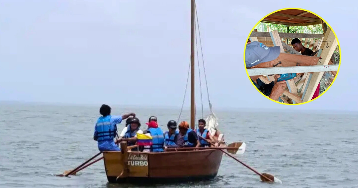 Urabá revive la carpintería naval con La CocoBalé, el barco artesanal ...