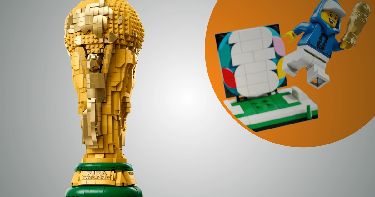 LEGO Presenta Una R plica Del Trofeo Del Mundial De La FIFA Este Es Su