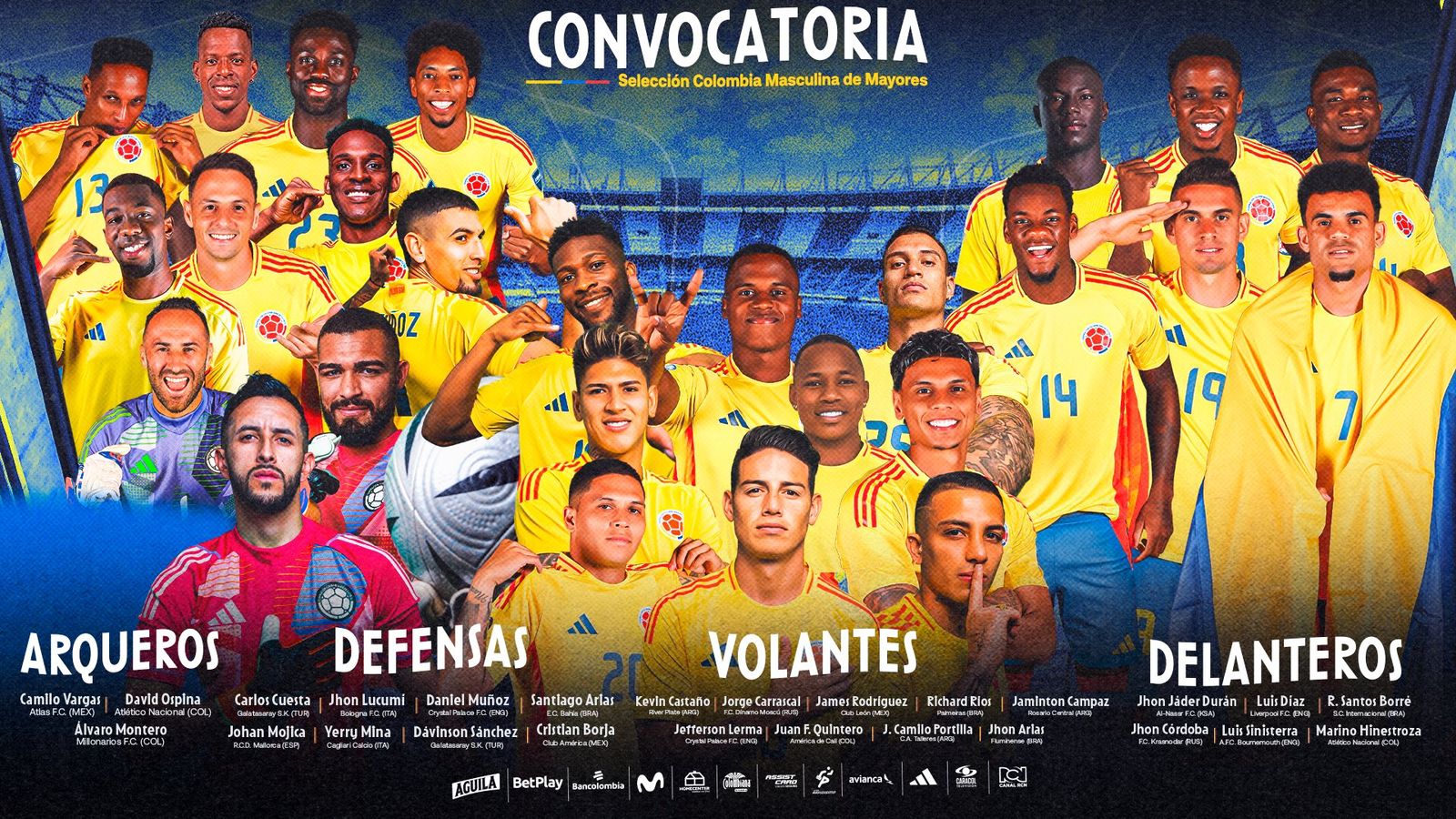Novedad en la convocatoria de la selección Colombia: llegó el momento ...