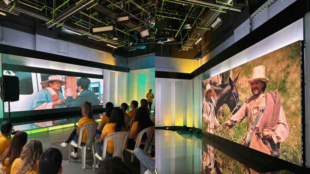 Cuatro televidentes tuvieron el privilegio de ver en exclusiva el ...