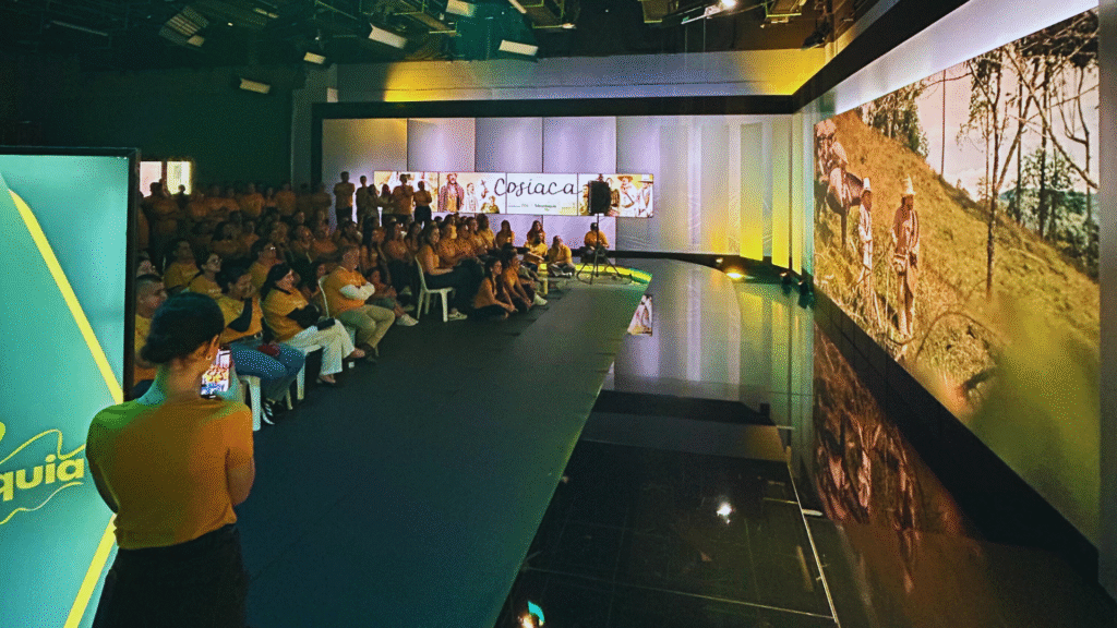 Cuatro televidentes tuvieron el privilegio de ver en exclusiva el ...